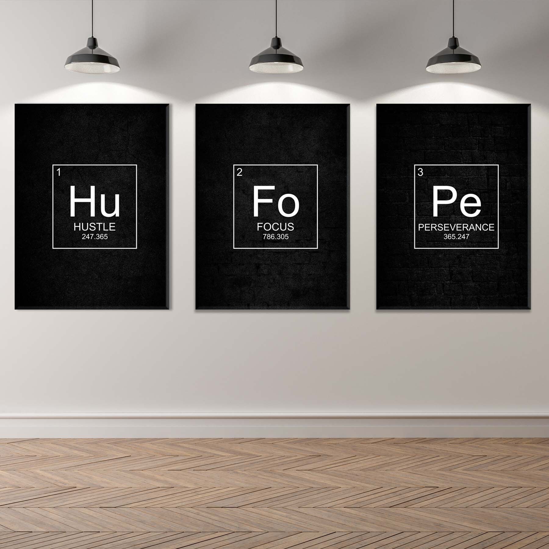 Periodic Table of Success Focus Element / Motivational - Etsy