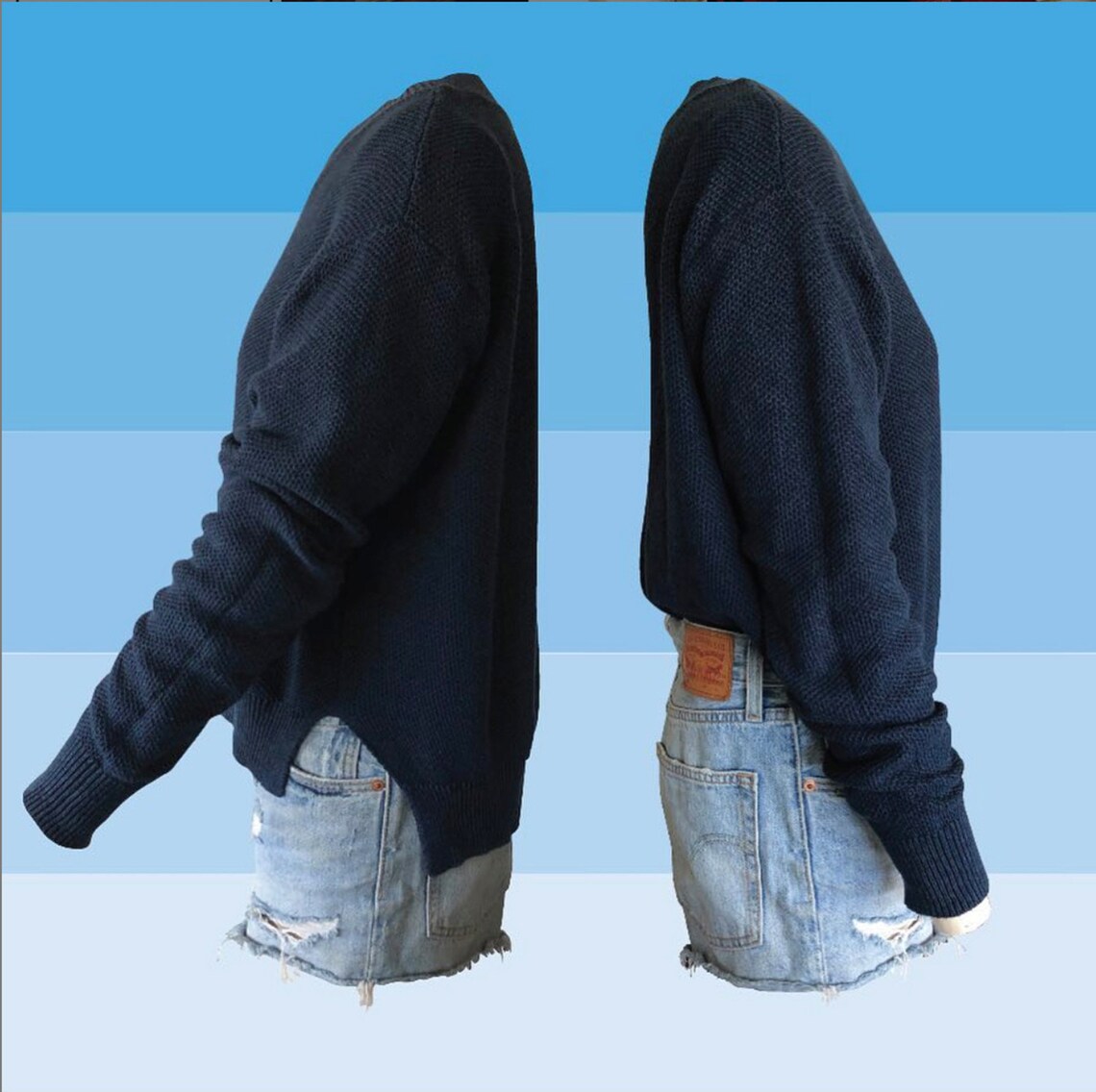 HEMP Organic Cotton Sweater - Etsy