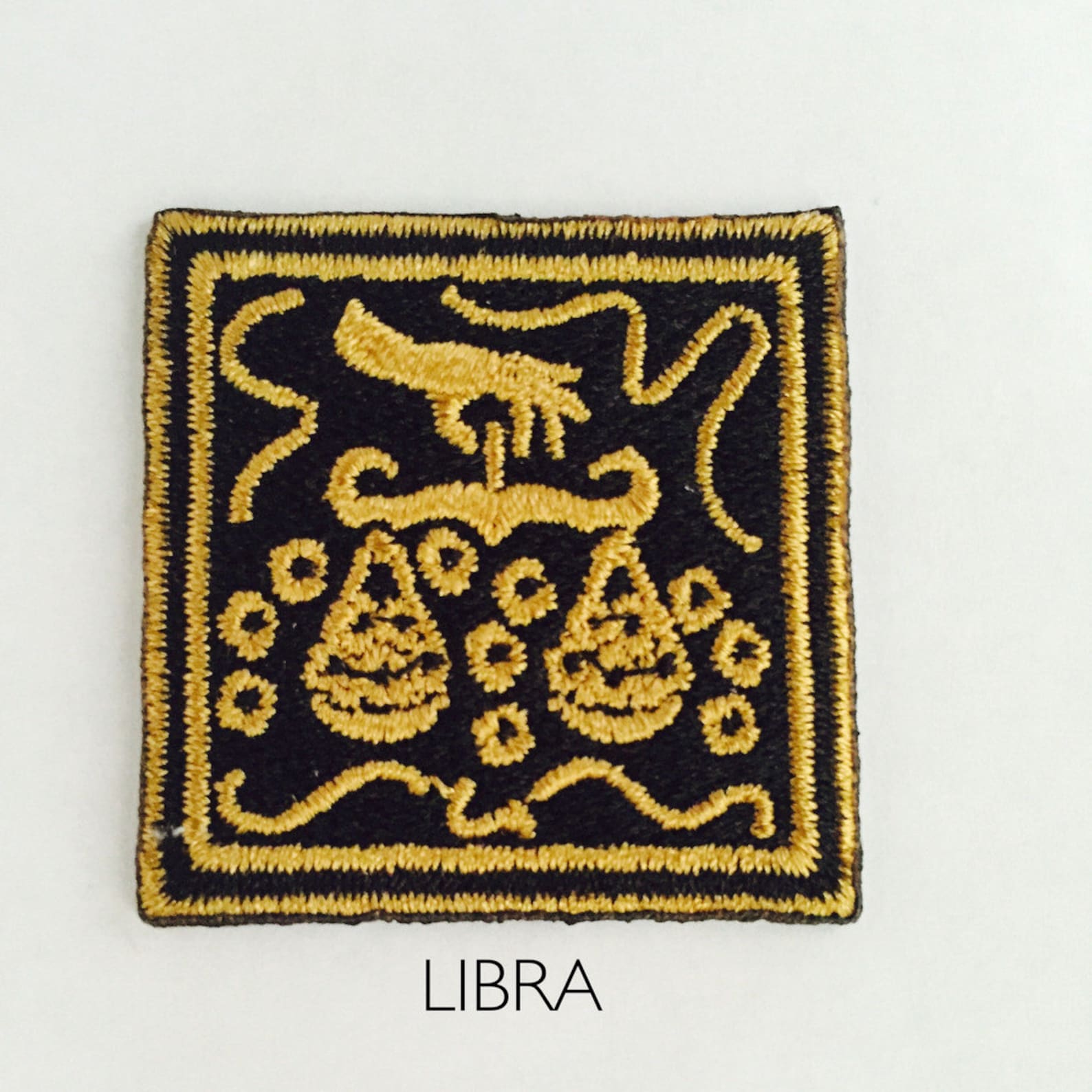 LIBRA Embroidered Patch iron or Sew On - Etsy
