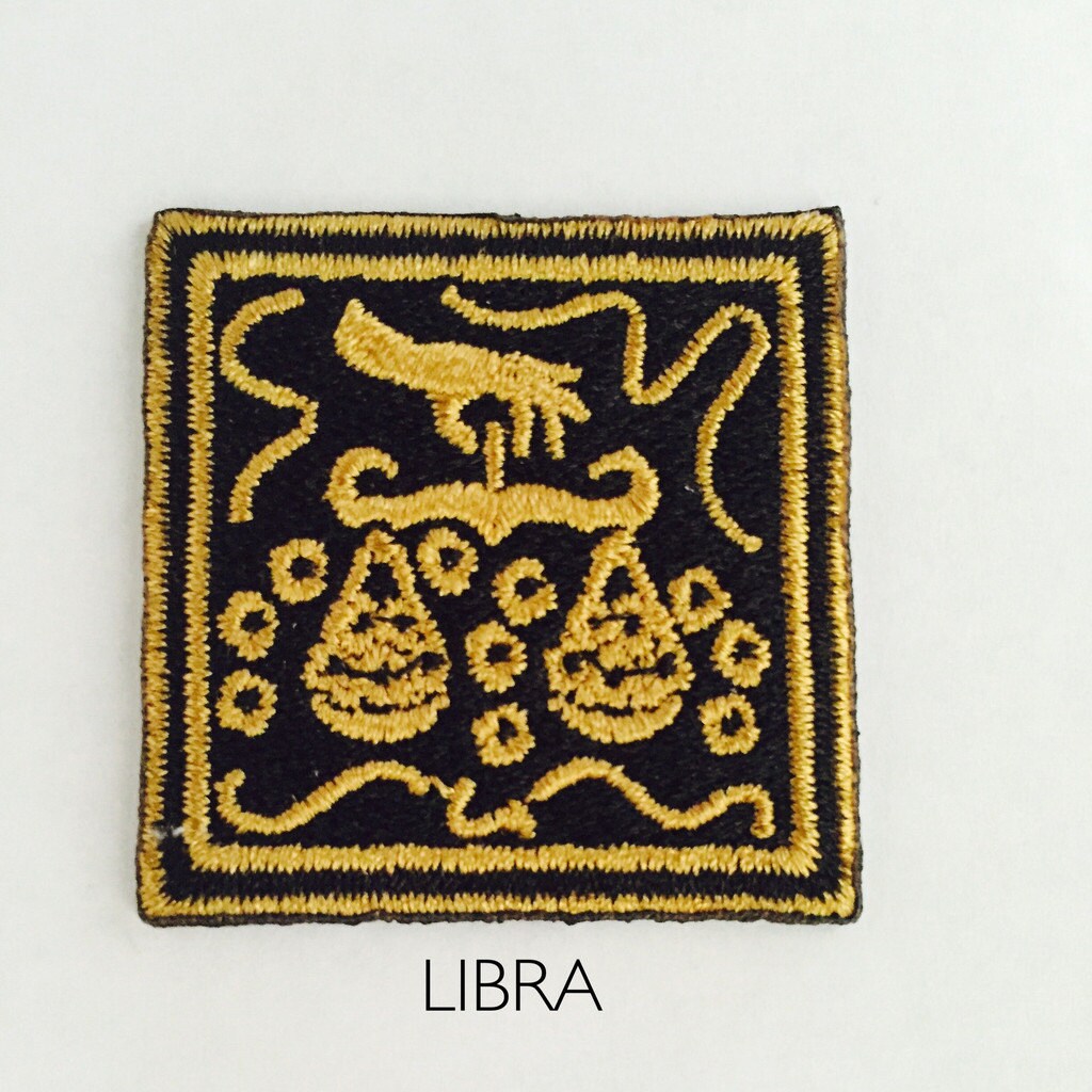 12 Signs Collection Embroidered Zodiac Emblems 12 Unique Designs per ...