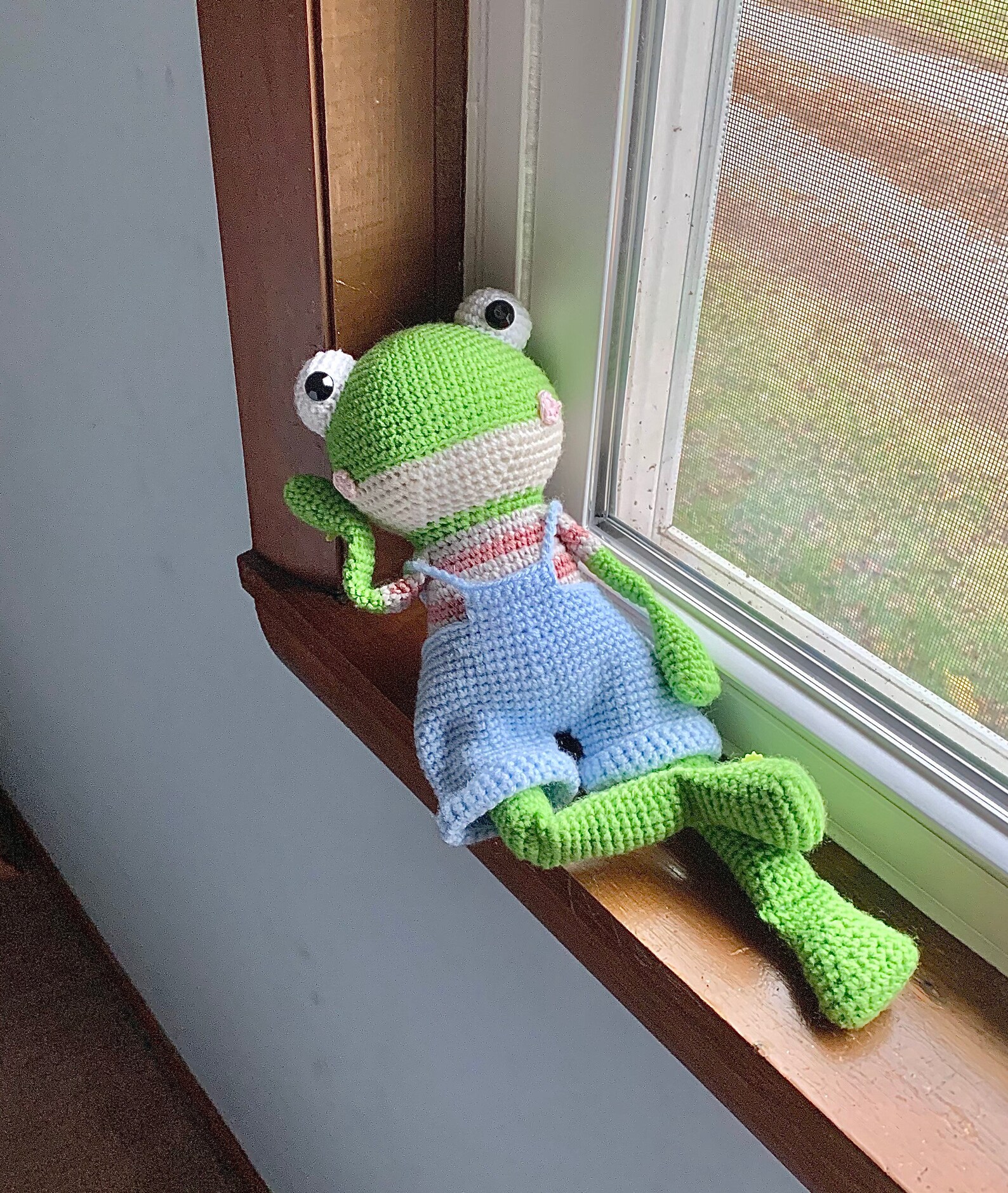 Fulton Froggy Super Cute Amigurumi Crochet Stuffed Frog - Etsy