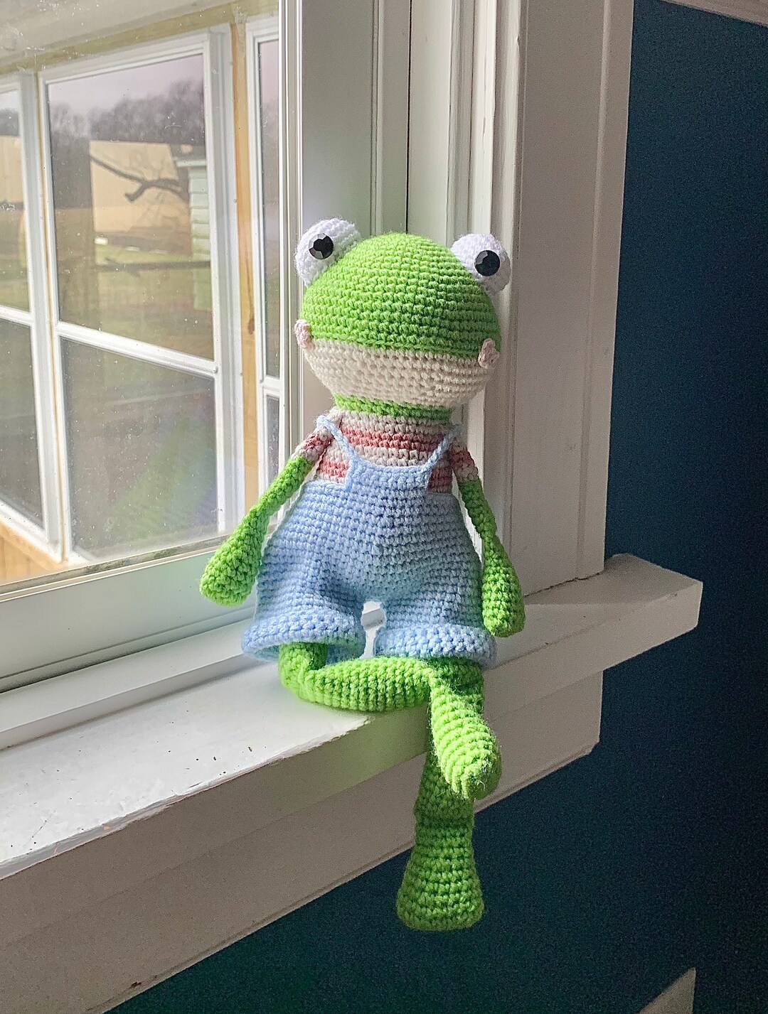 Fulton Froggy Super Cute Amigurumi Crochet Stuffed Frog - Etsy