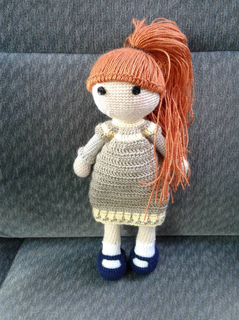 Dress up Super cute amigurumi rag doll crochet rag doll cloth | Etsy