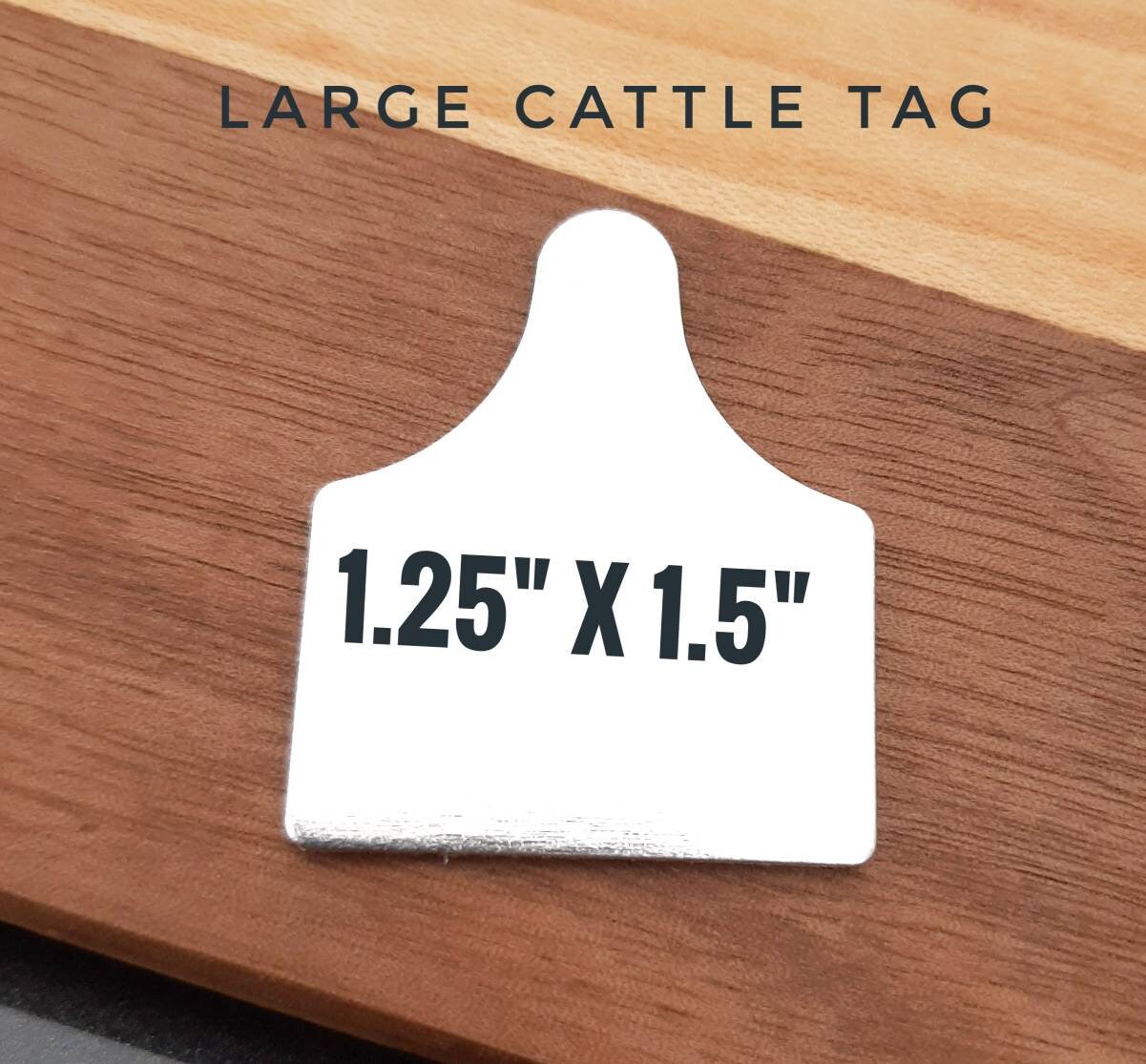 Metal Sublimation Cow Tag - Etsy