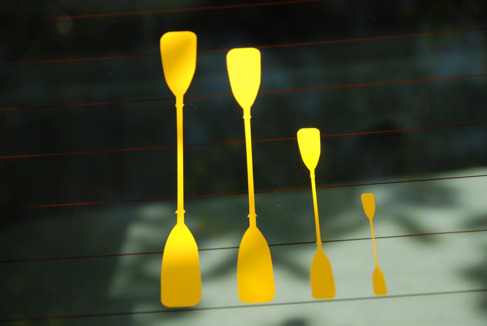 Paddle Family Decal Kayak paddle sticker Canoe oar decal | Etsy