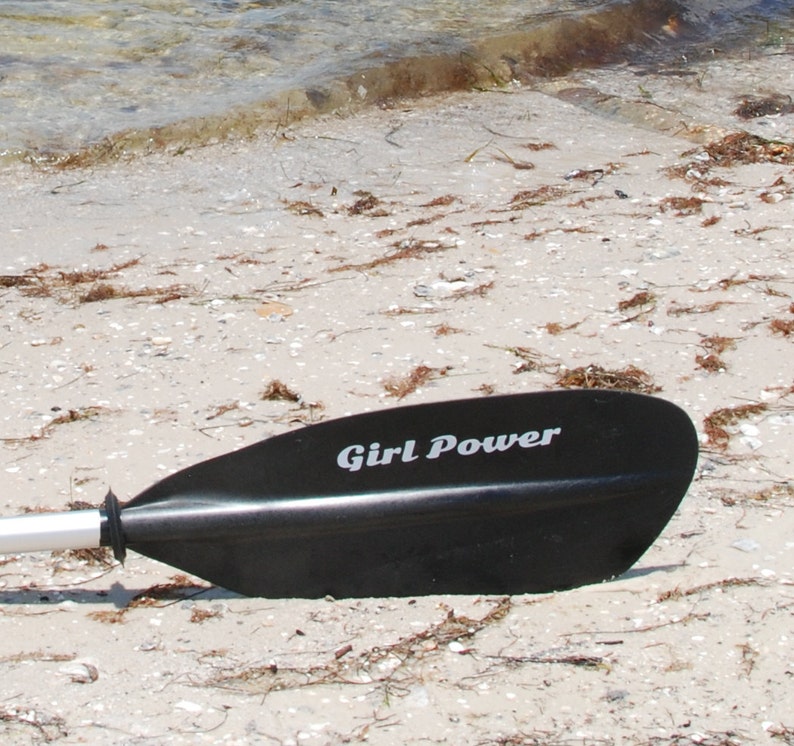 Girl Power Oar Decal-kayak Paddle Sticker-canoe Paddle Decal - Etsy