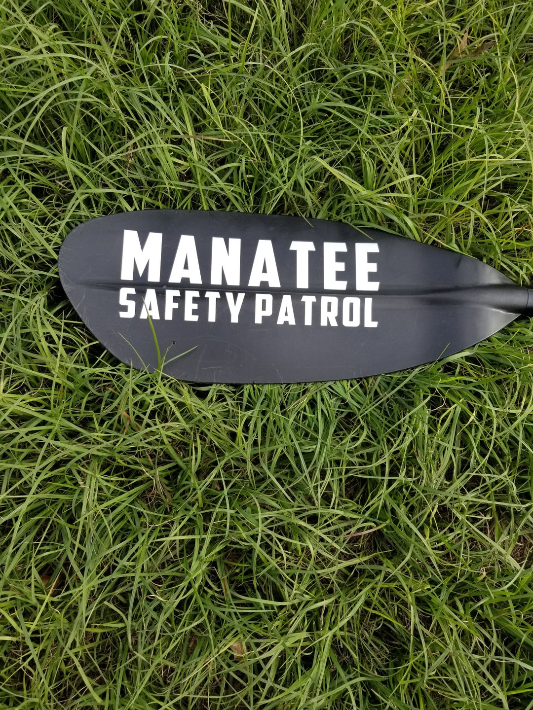 Manatee Safety Patrol - Kayak Paddle Sticker - Conoe Paddle Decall ...