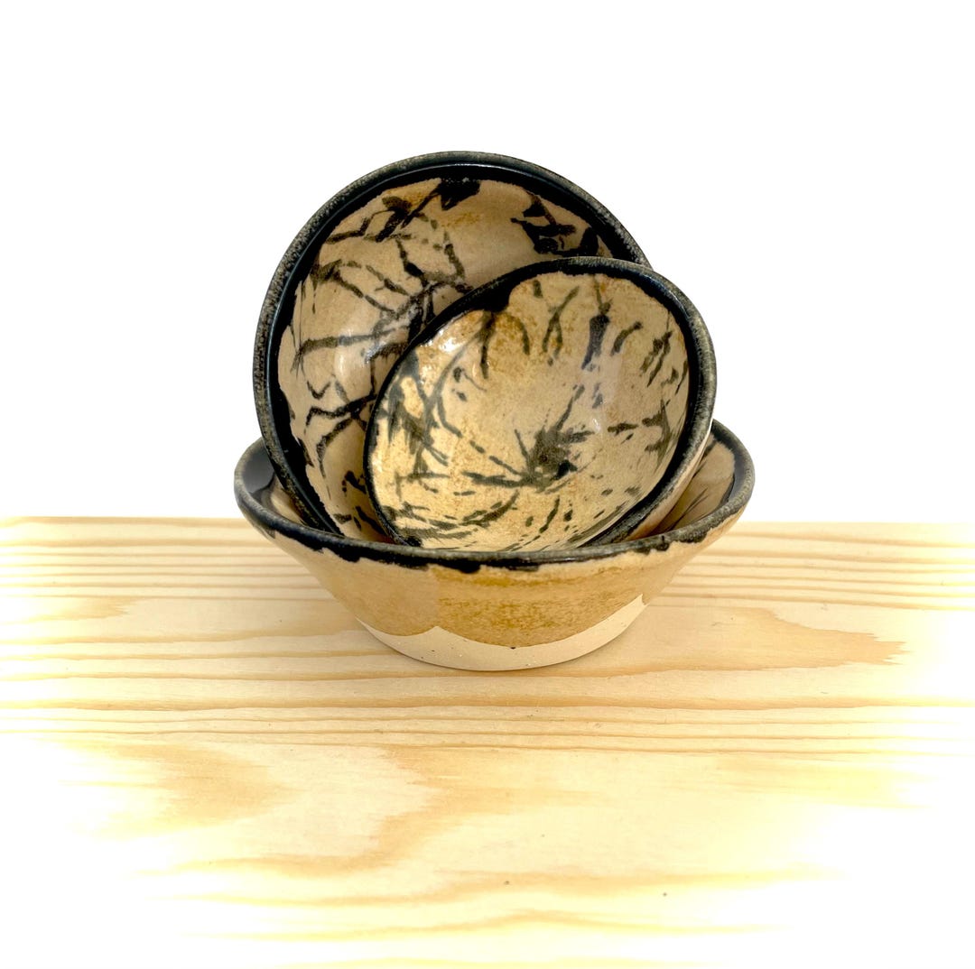 Trio Ceramic Bowls SET OF 3 - Etsy
