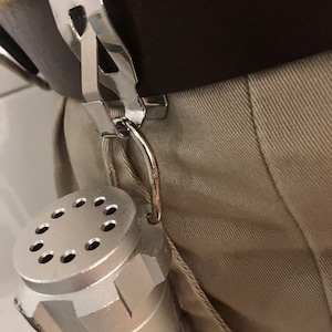 The Secure Belt Clip Lightsaber D-ring Clip silver or - Etsy