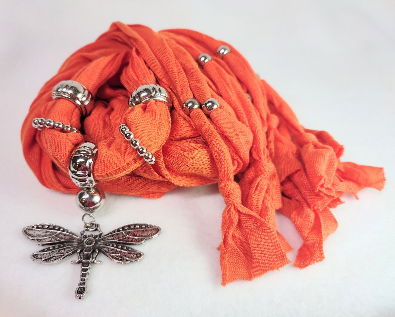 Jeweled Pendant Fashion Scarves With Scarf Ring Slide and - Etsy Canada