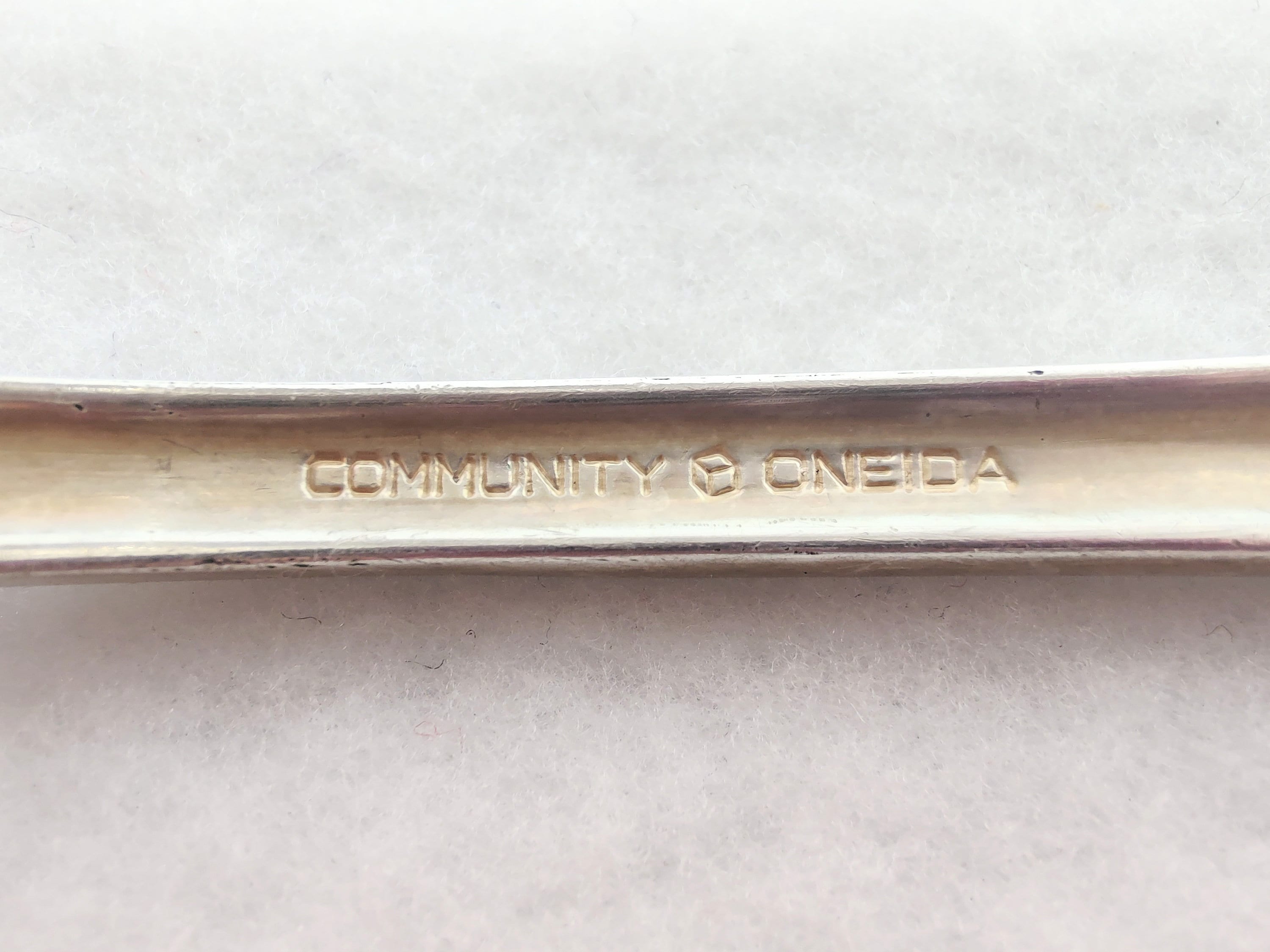 Vintage Community Oneida Cube Mark Silverplate Belcourt Dinner Fork 7.5 ...