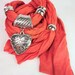 Jeweled Pendant Fashion Scarves With Scarf Ring Slide and - Etsy Canada
