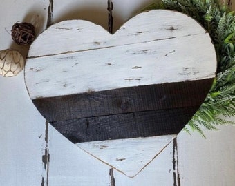 Wall Decor Farmhouse Decor Wooden Heart Cottage Decor - Etsy
