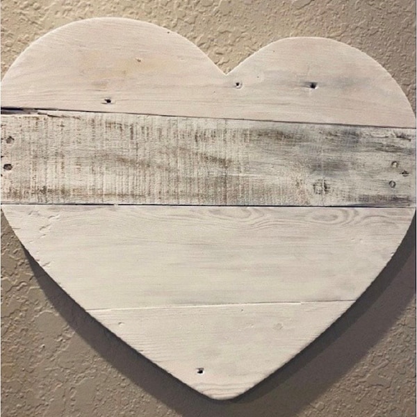 Rustic Wooden Hearts - Etsy