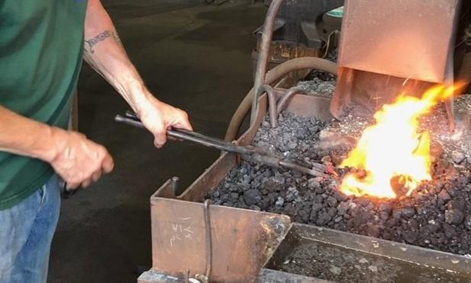 Blacksmith Hand Forged Iron Twisted and Hardened Viking / Celtic ...