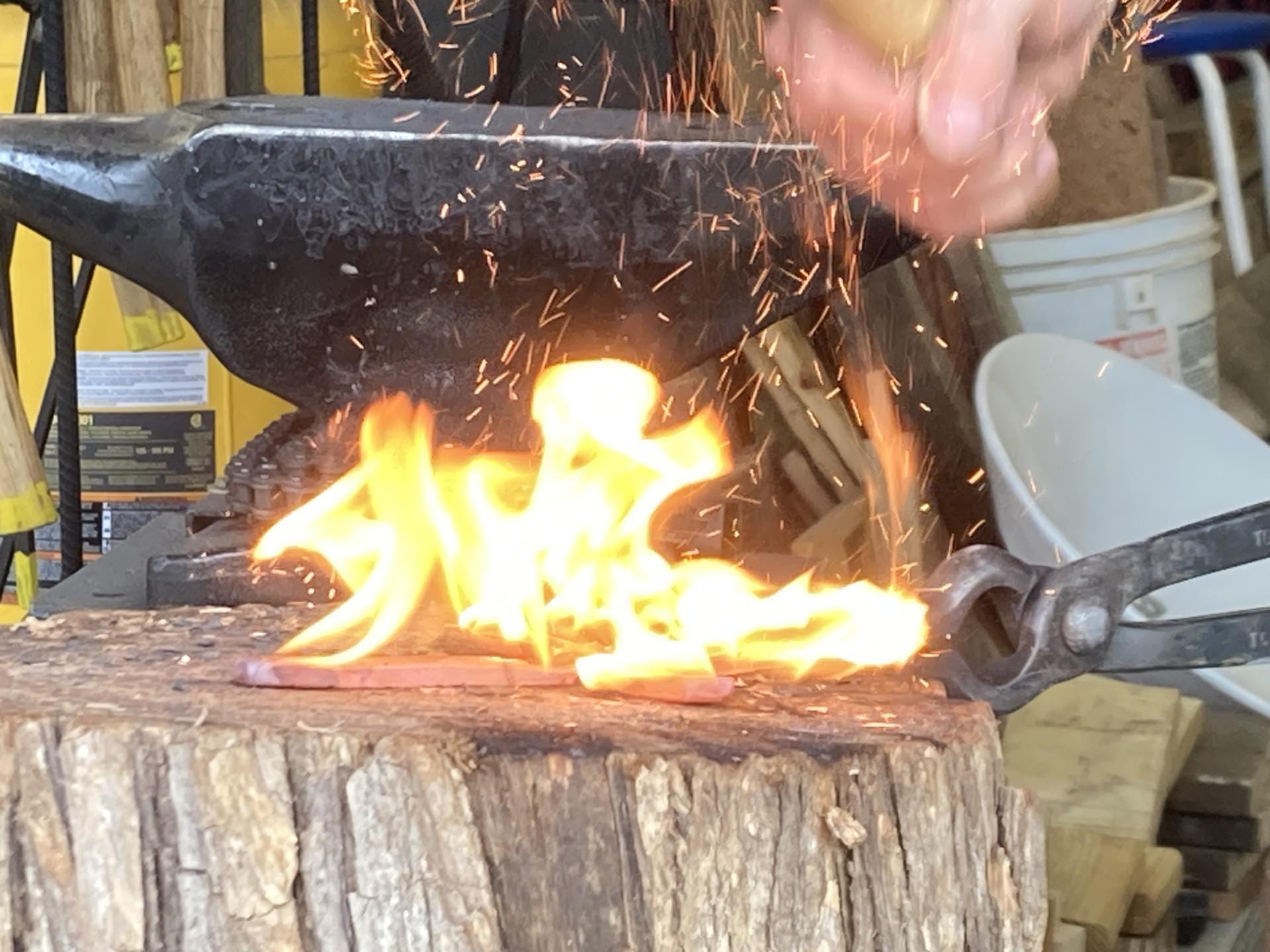 Blacksmith Hand Forged Iron Twisted and Hardened Viking / Celtic ...