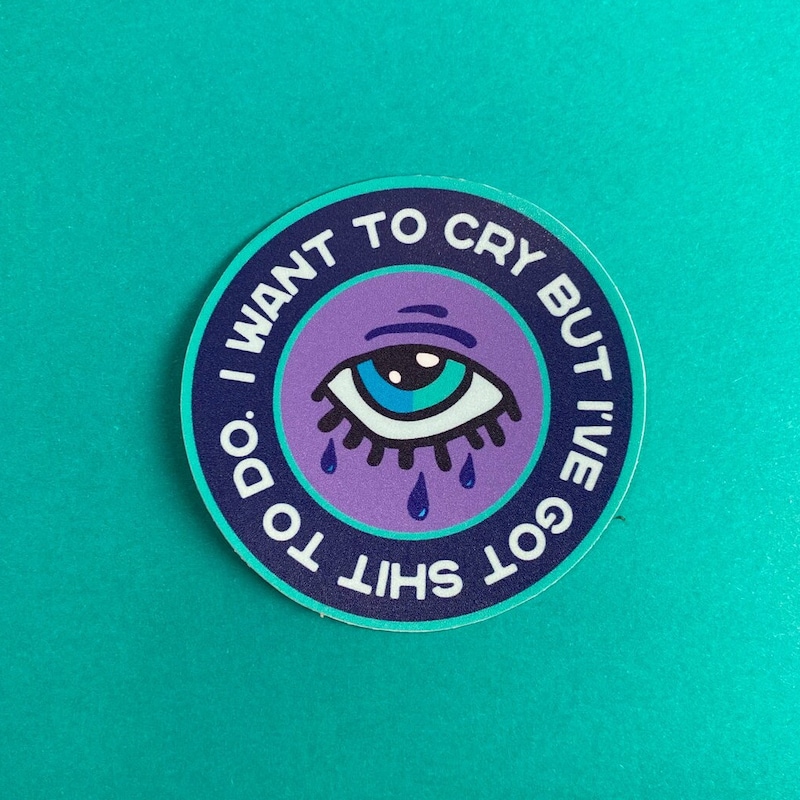 Cry Baby Vinyl Stickers - Etsy