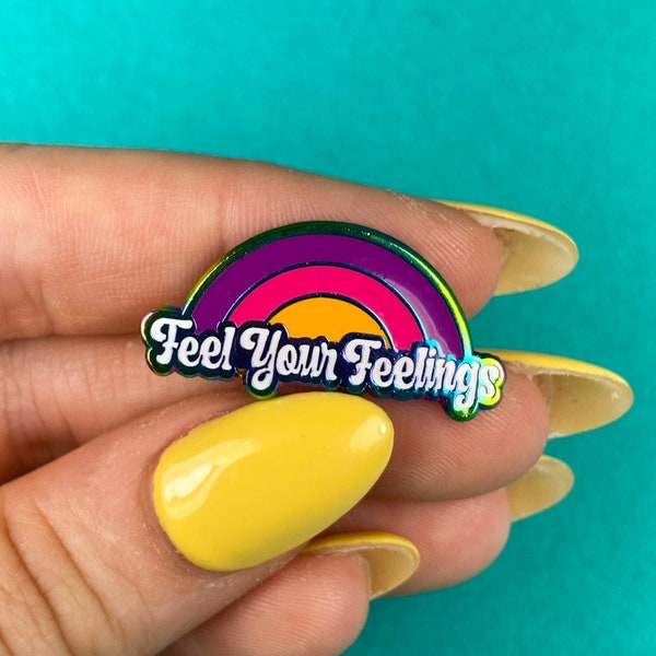 Self Care Enamel Pin - Etsy