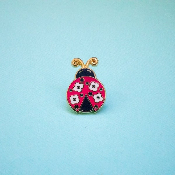 Ladybug Enamel Pin - Etsy