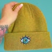 Eye Beanie Embroidered Third Eye Hat Eye Accessories Eye Lover Gift ...