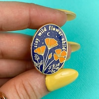 MARIGOLD Flowers, Cute Enamel Pins - Etsy