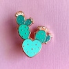 Prickly Pear Cactus Enamel Pin, Desert Arizona Enamel Pin, Single Hard ...