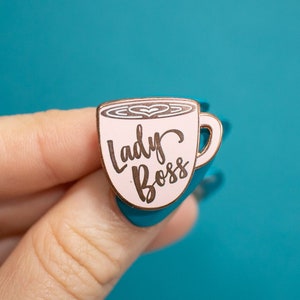 Lady Boss Pin | Girl Boss Pin | Female Boss Gift | Boss Babe Coffee Mug ...