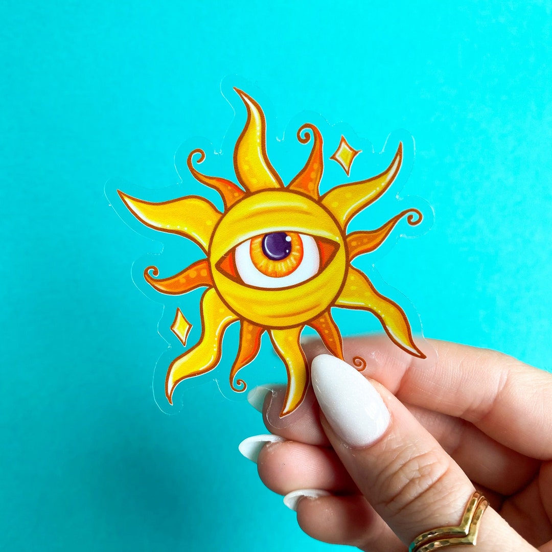 Sun Sticker | Third Eye Sticker | Sun Decal | Sun Accessories | Sun ...