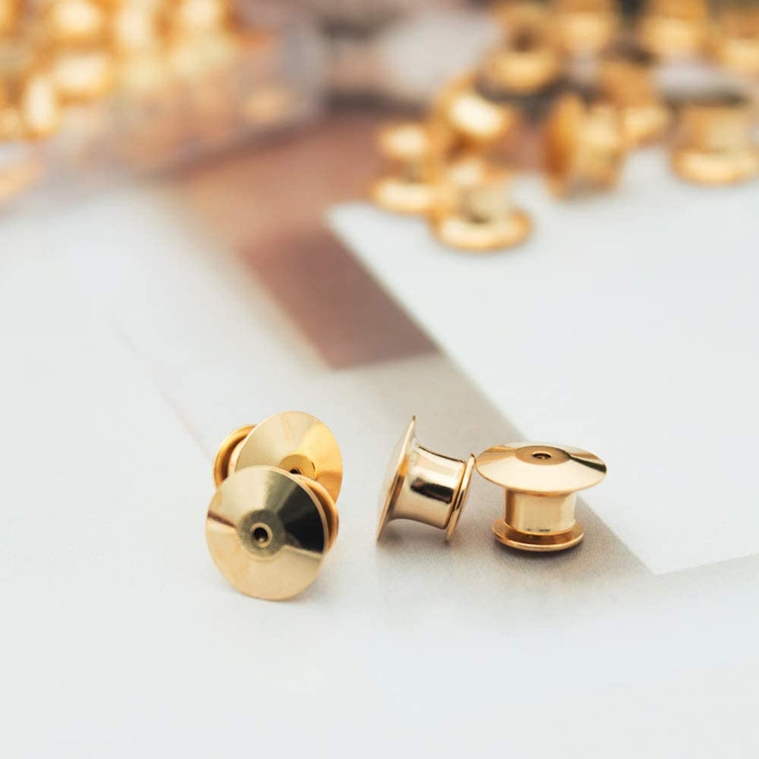 Secure Locking Enamel Pin Back (2 Pack) | Pin Backing - Etsy