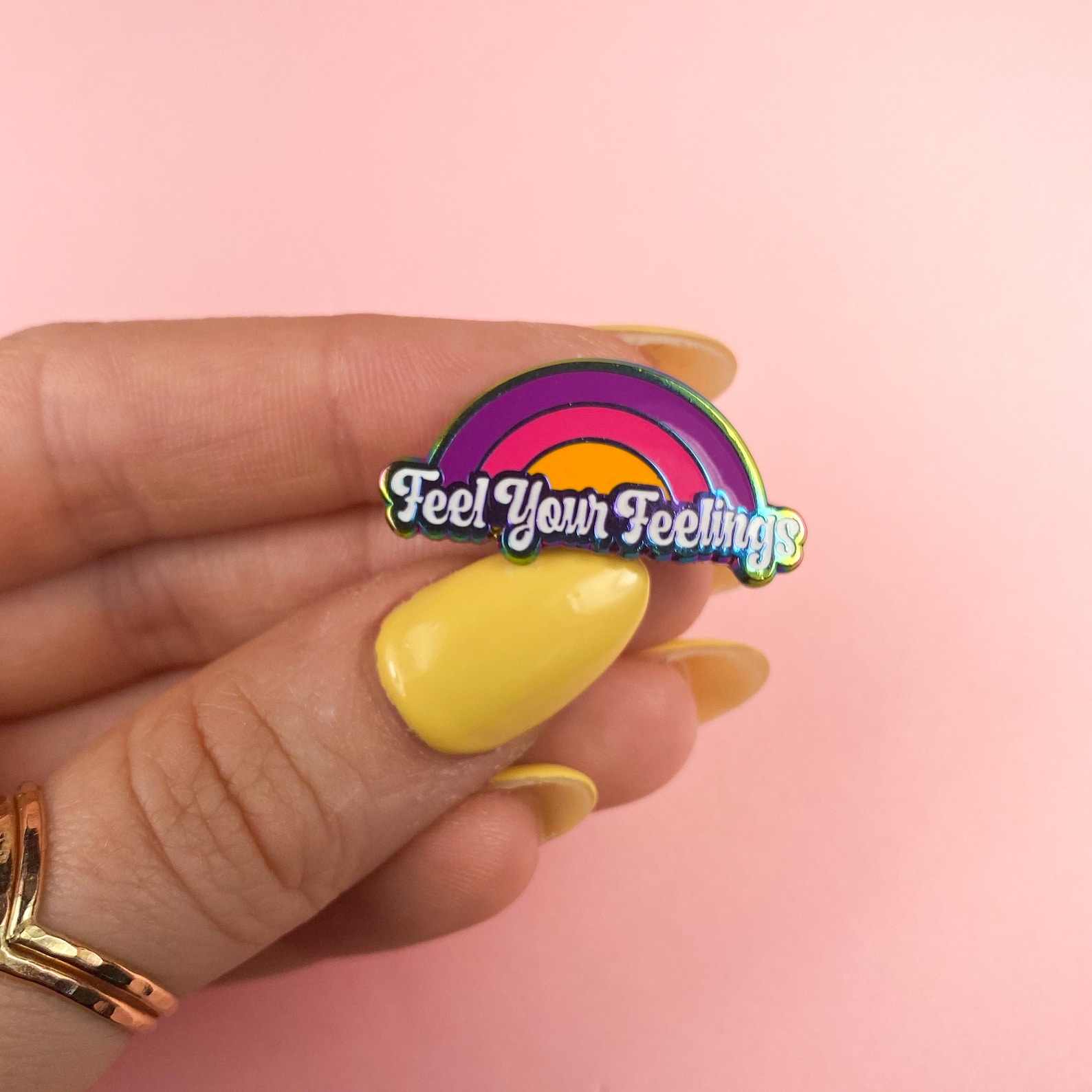 Feel Your Feelings Pin Mental Health Matters Pin Self Love | Etsy