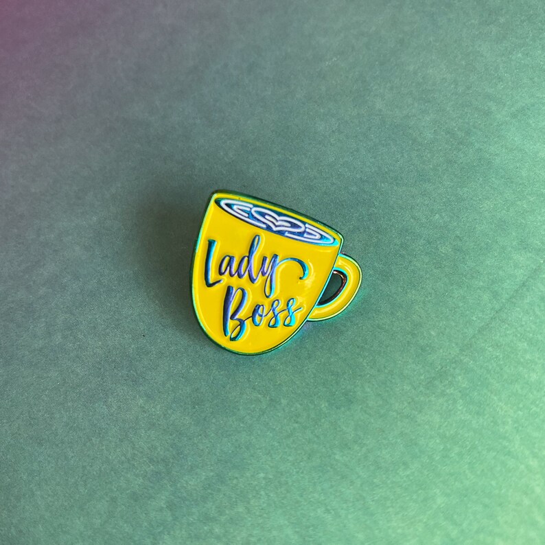 Lady Boss Enamel Pin Girl Boss Pin Boss Babe Mug Pin Etsy