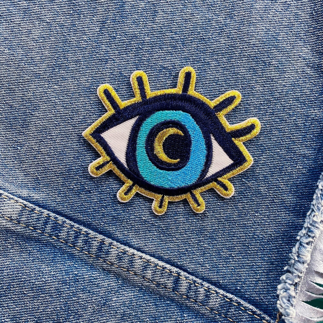 Eye Embroidered Patch | Evil Eye Patch | Eyeball Iron on Patches | Eye ...