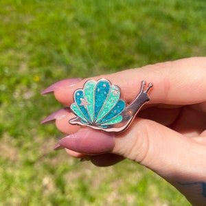 Sea Snail Pin | Snail Lover Gift Ideas | Snail Enamel Pin | Snail ...