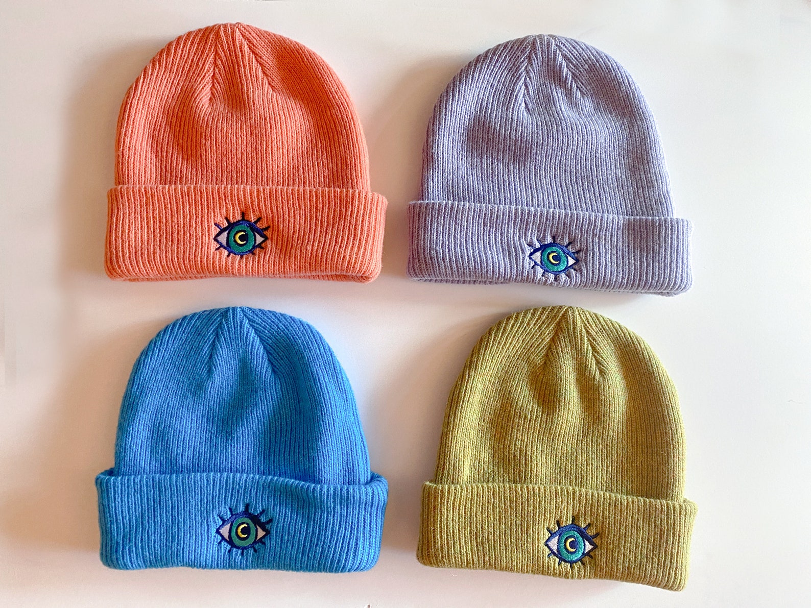 Eye Beanie Embroidered Third Eye Hat Eye Accessories Eye - Etsy