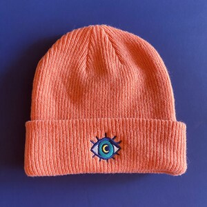 Eye Beanie Embroidered | Third Eye Hat | Eye Accessories | Eye Lover ...