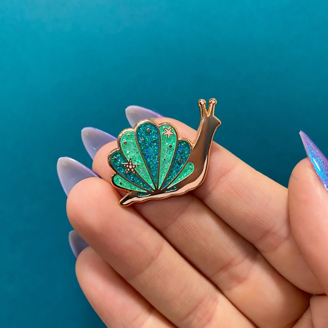 Sea Snail Pin Snail Lover Gift Ideas Snail Enamel Pin - Etsy