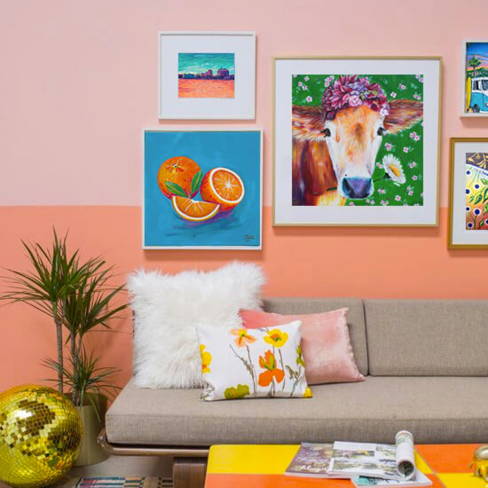 Flamingo Art Print 6x12 | Flamingo Painting | Flamingo Decor | Flamingo ...