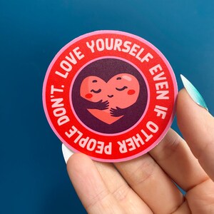 Love Yourself Sticker | Self Love Sticker | Self Care Gift Ideas ...