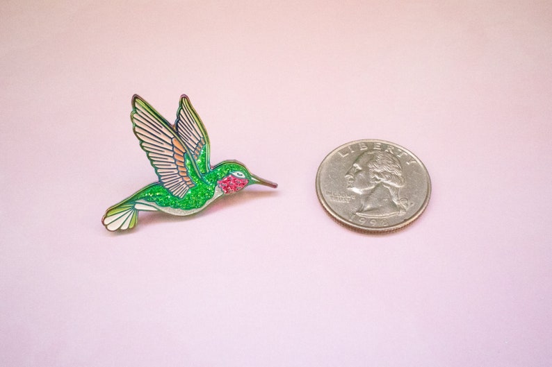 Hummingbird Pin Hummingbird Gifts Hummingbird Enamel Pin - Etsy