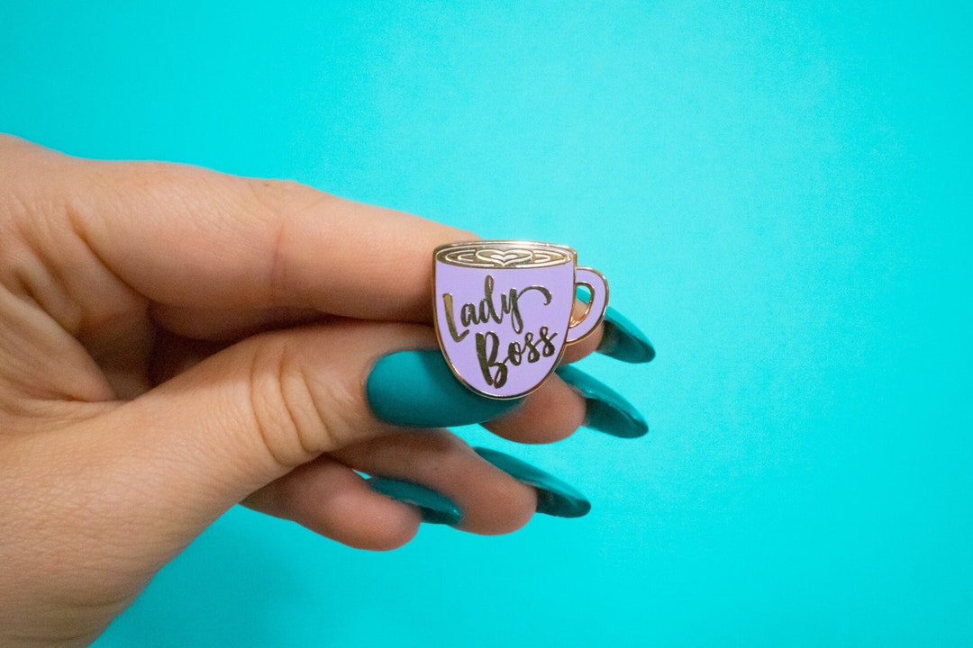 Lady Boss Pin Girl Boss Pin Female Boss Gift Boss Babe Coffee Mug ...