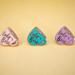 Lady Boss Pin Girl Boss Pin Female Boss Gift Boss Babe Coffee Mug ...