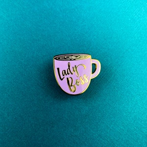 Lady Boss Pin | Girl Boss Pin | Female Boss Gift | Boss Babe Coffee Mug ...