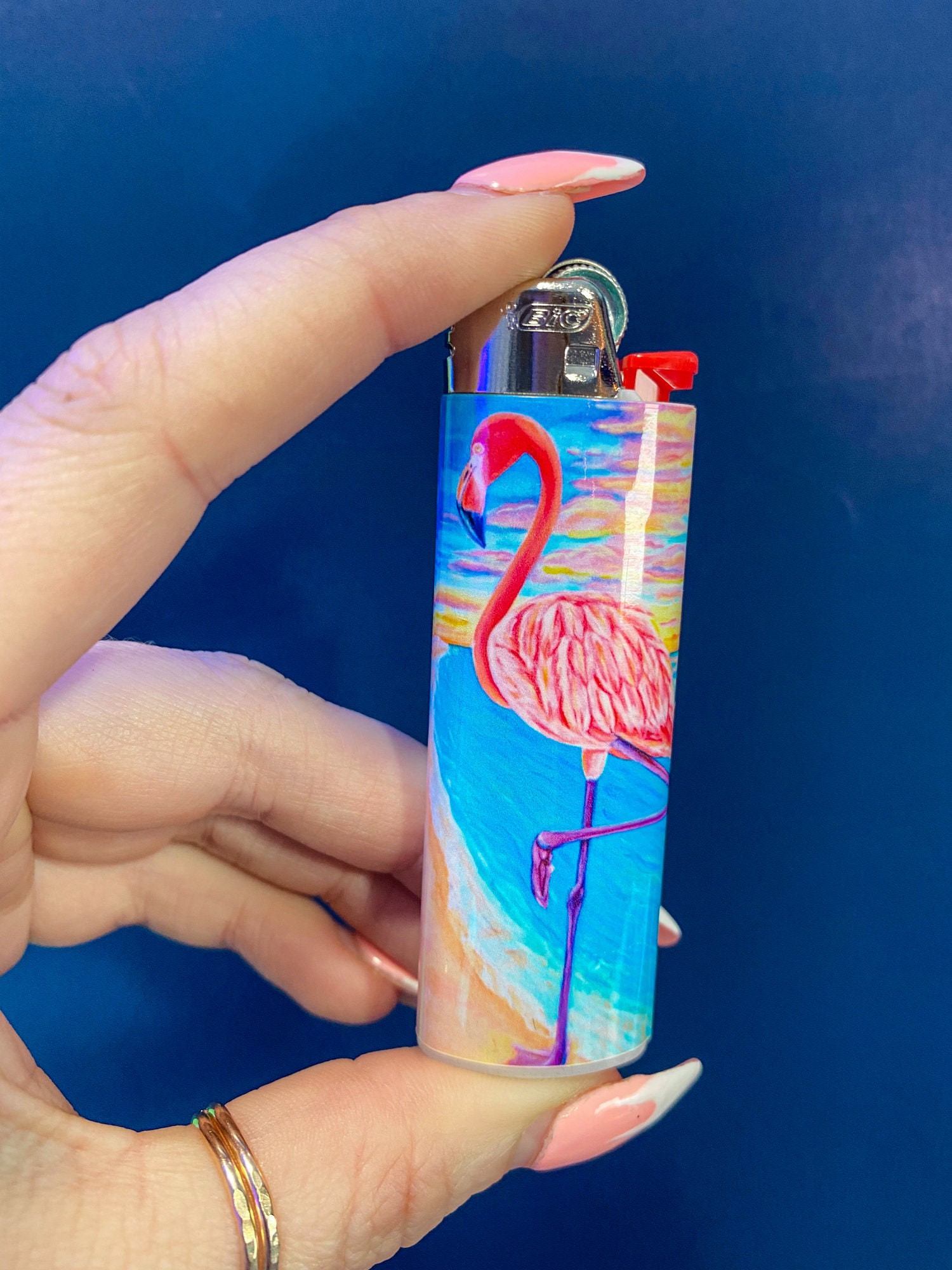 Flamingo Lighter | Bic Lighter | Stoner Gift Ideas | Weed Accessories ...