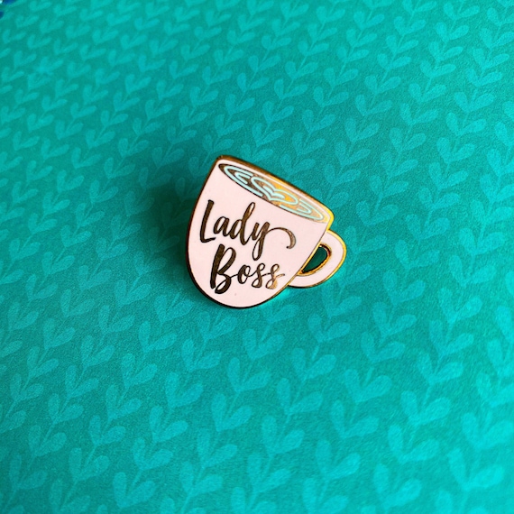 Lady Boss Pin Girl Boss Pin Female Boss Gift Boss Babe - Etsy
