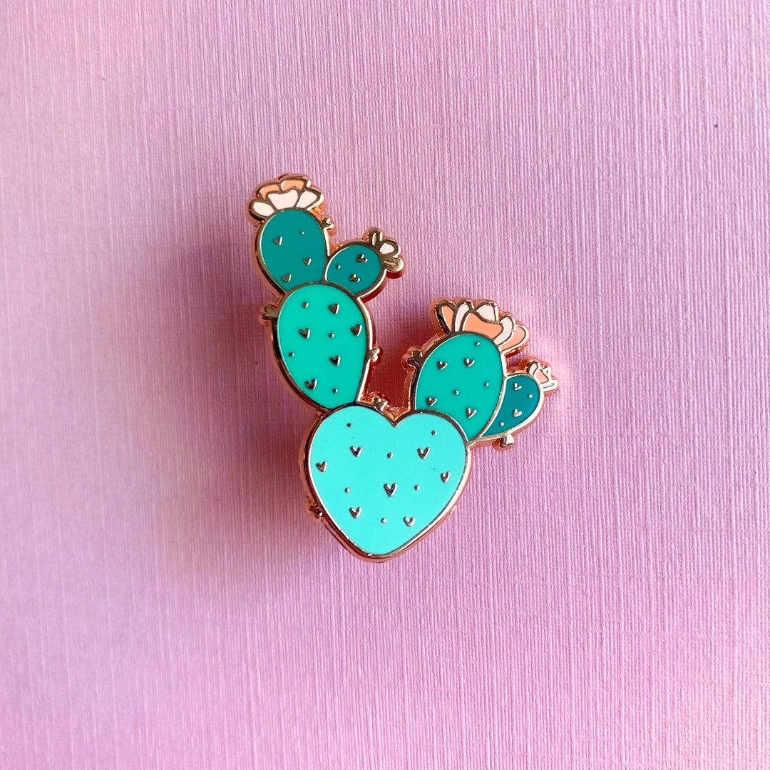 Cactus Pin | Prickly Pear Enamel Pin | Cactus Gift Ideas | Cactus ...