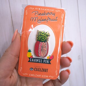 Fruit Enamel Pin | Fruit Lover Gifts | Fruit Accessories | Vegan Gift ...