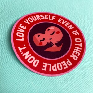 Love Yourself Sticker | Self Love Sticker | Self Care Gift Ideas ...