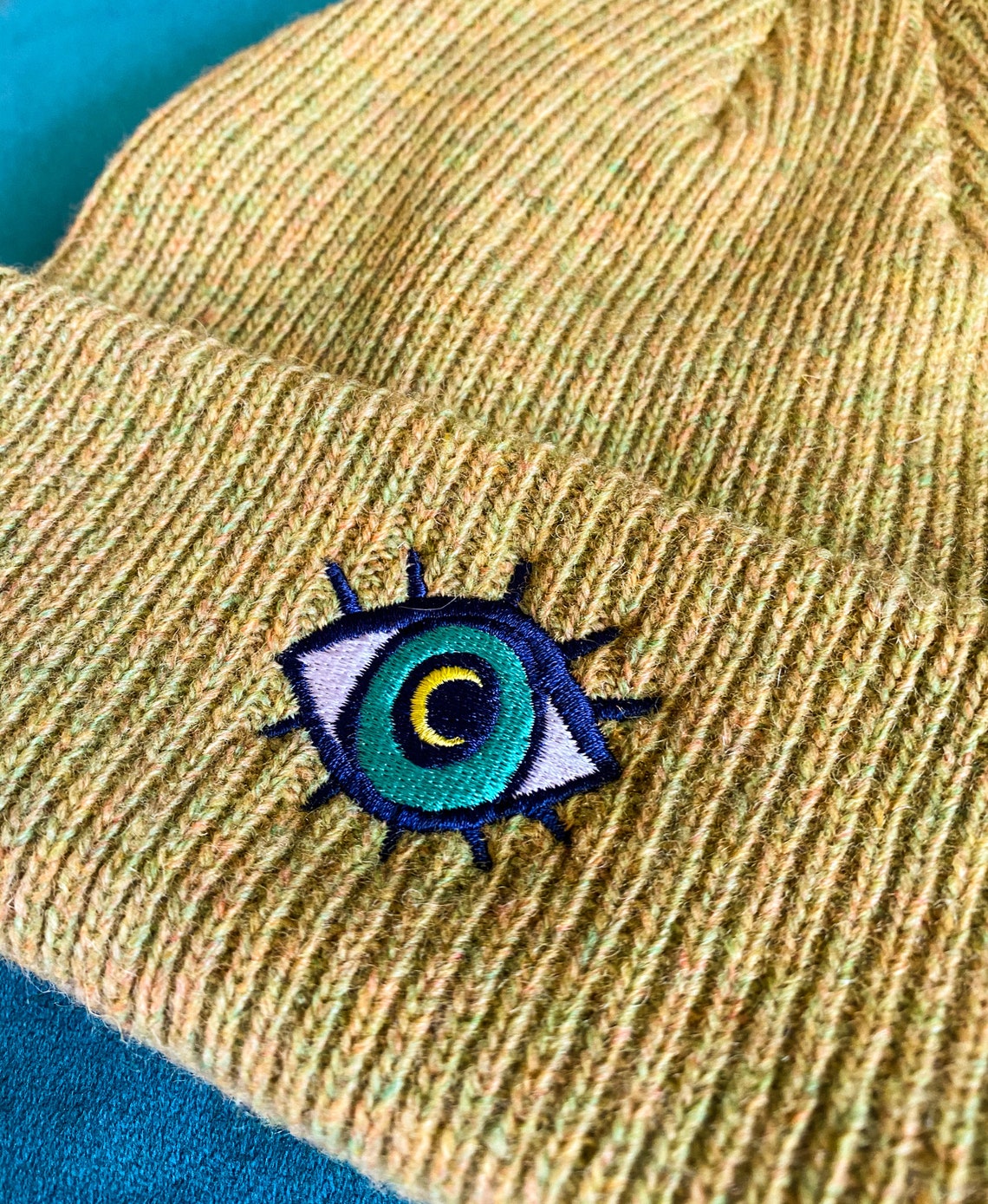 Eye Beanie Embroidered Third Eye Hat Eye Accessories Eye | Etsy