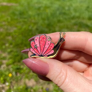 Sea Snail Pin | Snail Lover Gift Ideas | Snail Enamel Pin | Snail ...
