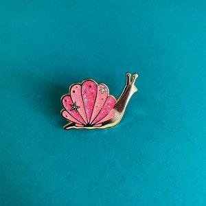 Sea Snail Pin | Snail Lover Gift Ideas | Snail Enamel Pin | Snail ...
